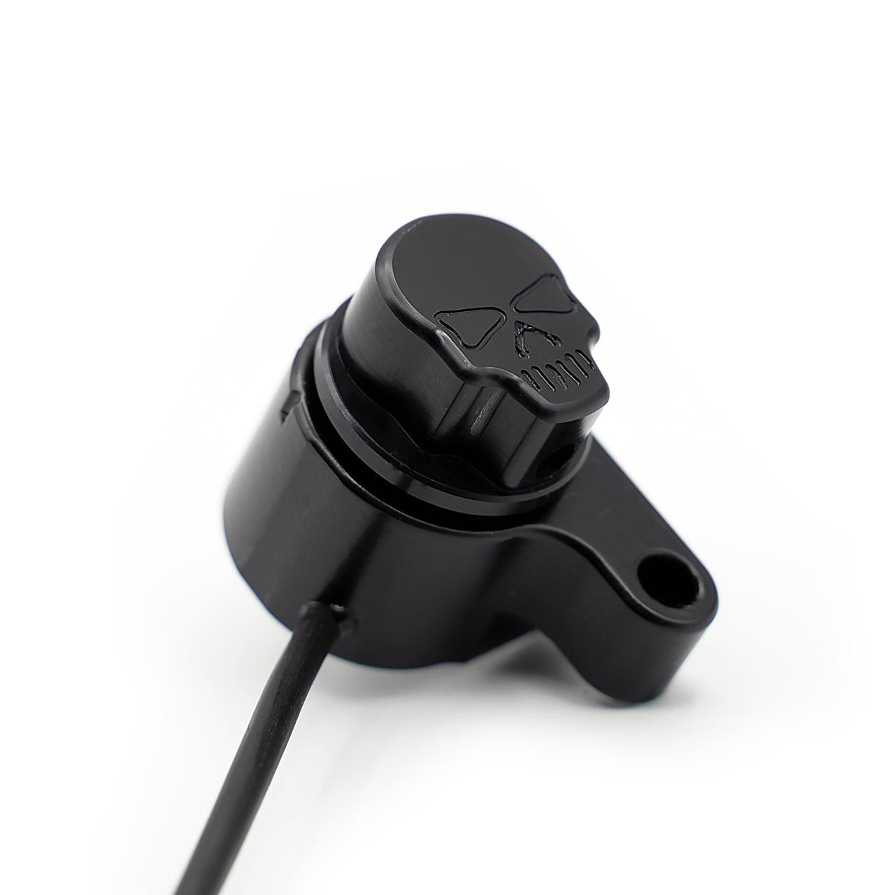 RBW Skull black aluminum - rotary switch and electronic control unit ...