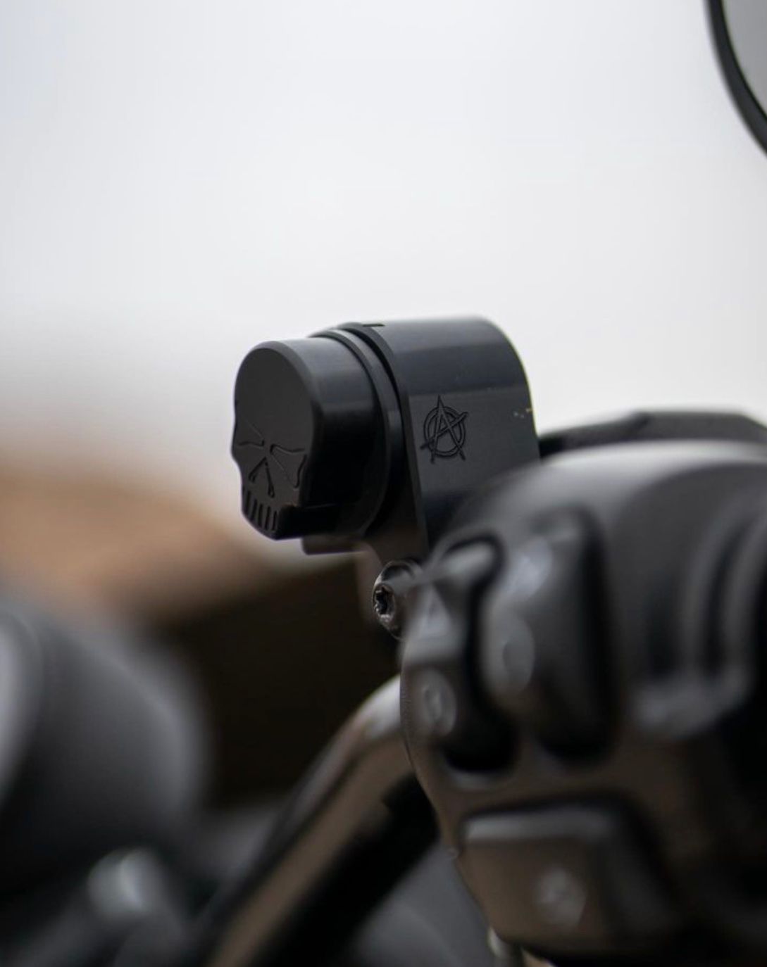 RBW Skull black aluminum - rotary switch and electronic control unit ...